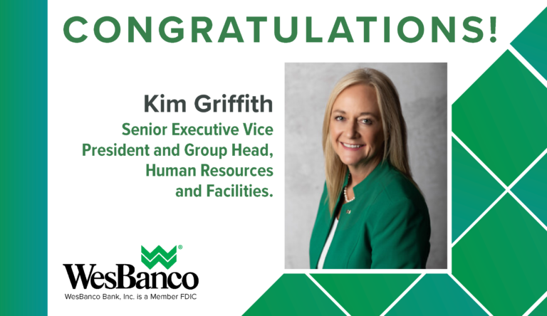 WesBanco Inc. Names Kimberly Griffith as Group Head, Human Resources and Facilities | WesBanco